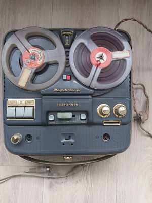 Vintage Telefunken Magnetophon 76 reel to reel recorder player 50's ...