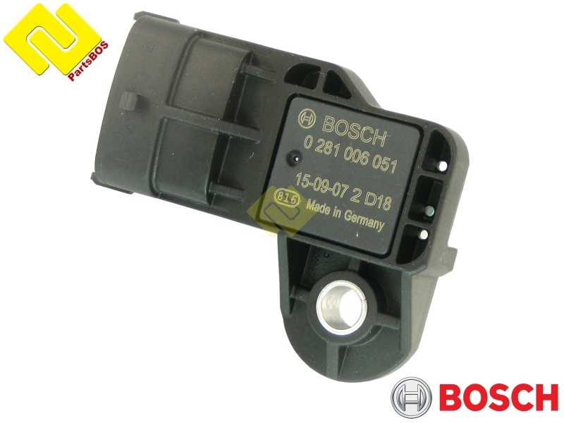 BOSCH 0281006051 INTAKE MANIFOLD PRESSURE SENSOR MAP ,55568176 ,1238838 ...