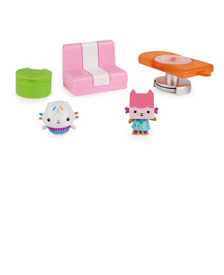 Gabby's Dollhouse Cakey Cat Baby Box Kitchen Dinette Set NEW | eBay