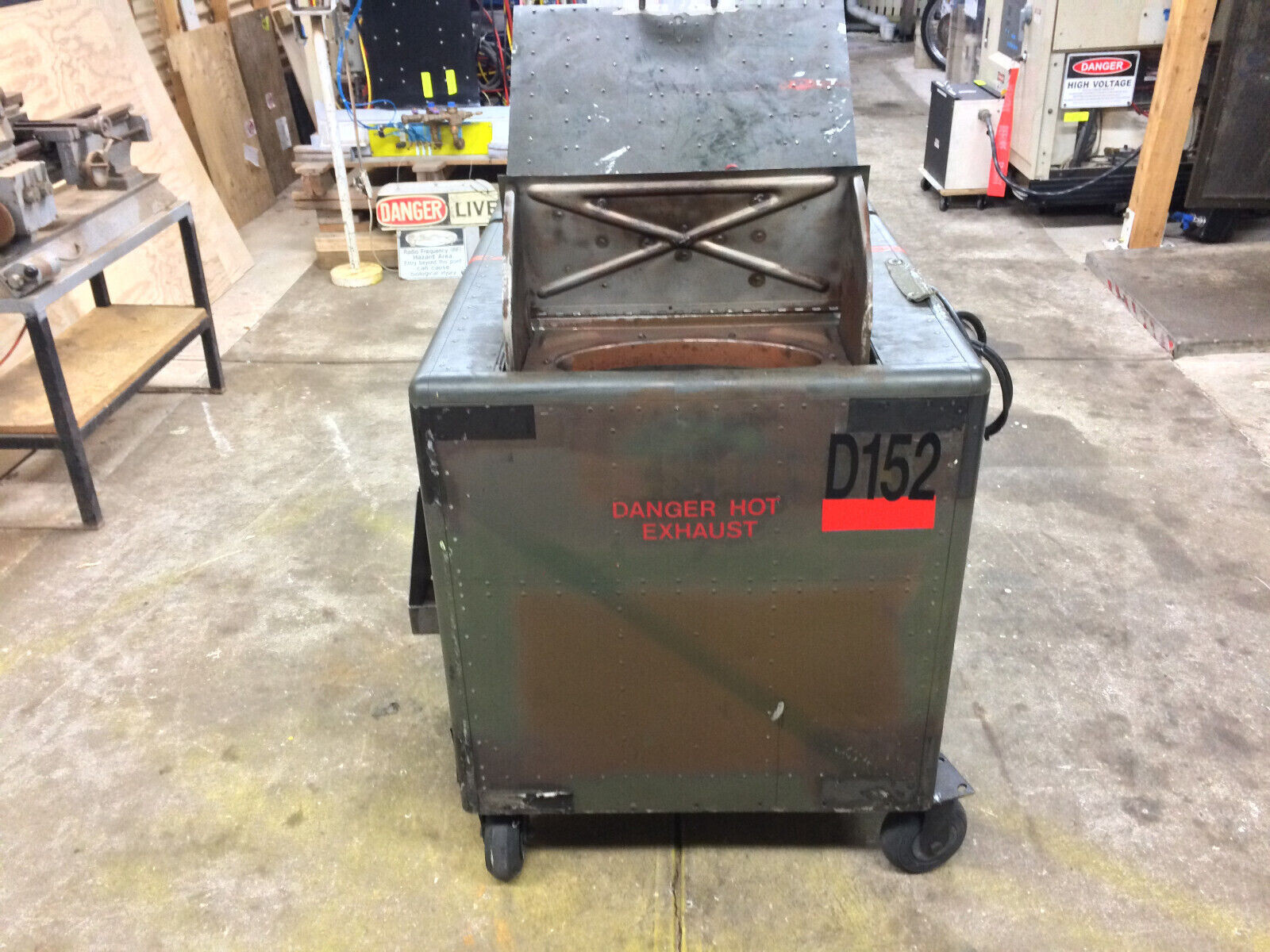 USAF GARRETT AIRESEARCH MA1A AIRCRAFT AIR START CART GAS TURBINE ENGINE ...