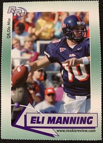 Eli Manning 2002 Rookie Review Rookie Card RC #1 | eBay