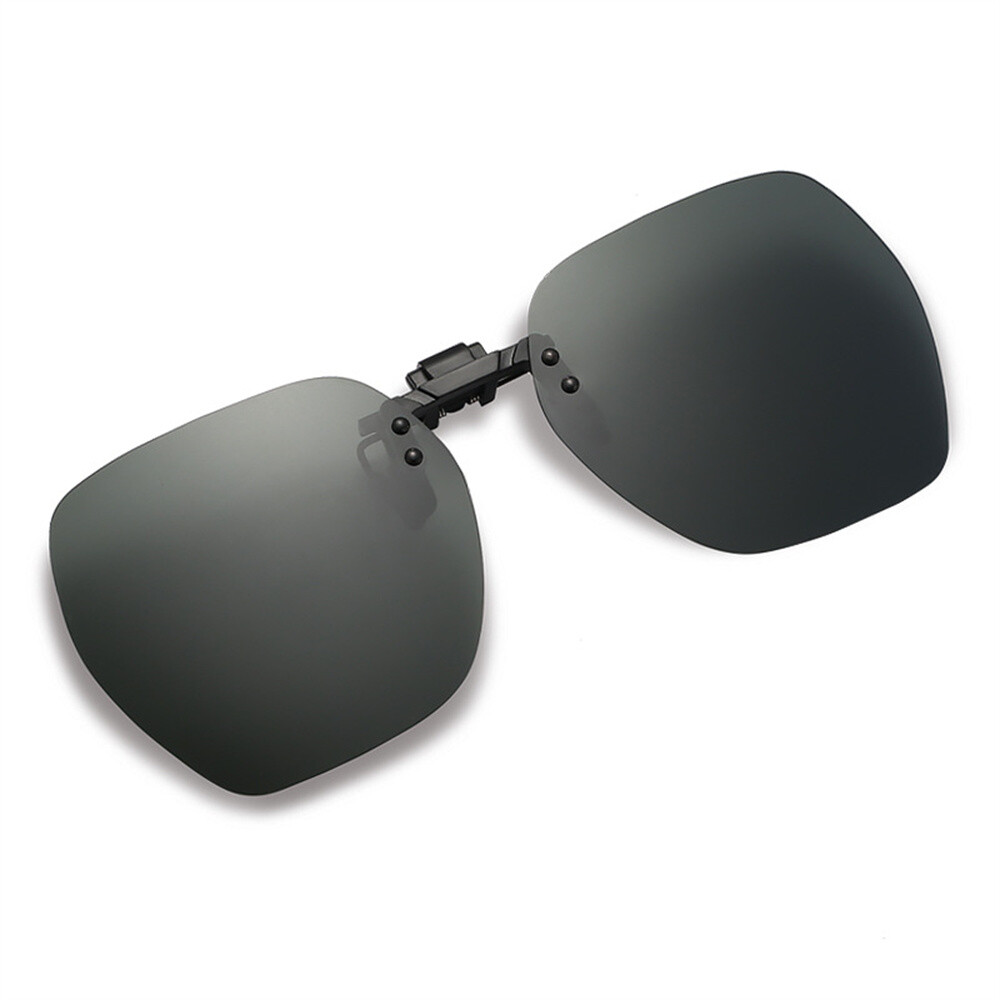 Clip on Sunglasses Polarized Flip up Spectacles Anti-Glare Unisex Eye ...
