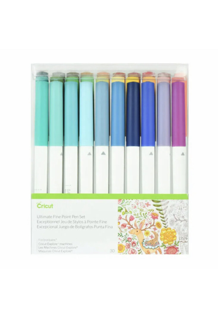 Cricut Ultimate Fine Point Pen Set 0.4 Assorted 30 Pack NEW 93573683558 ...