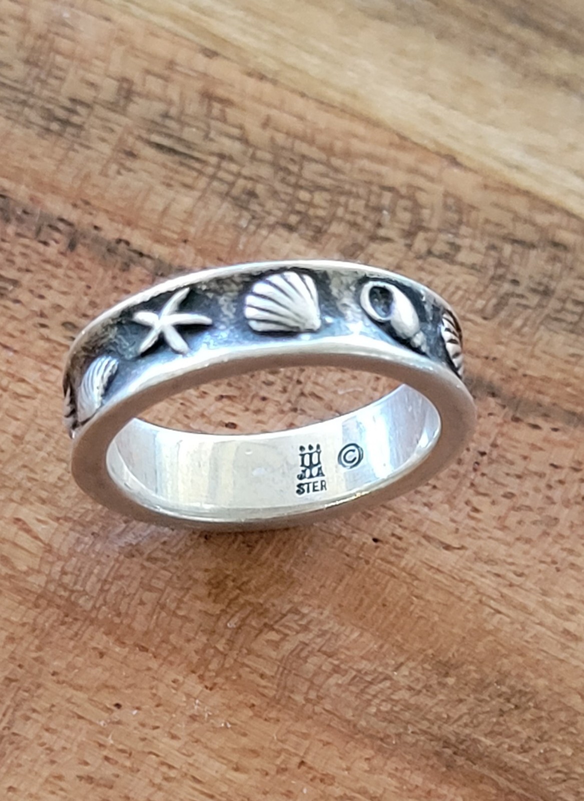 Retired James Avery Ocean Themed Ring Size 5 Sea Shel… - Gem
