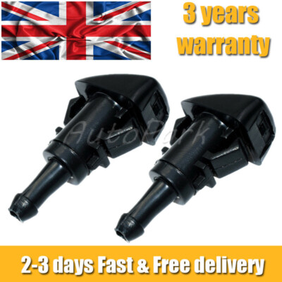 Windscreen Washer Jet Pair for Hyundai i20 i30 ix35 Santa Fe Tucson Kia ...