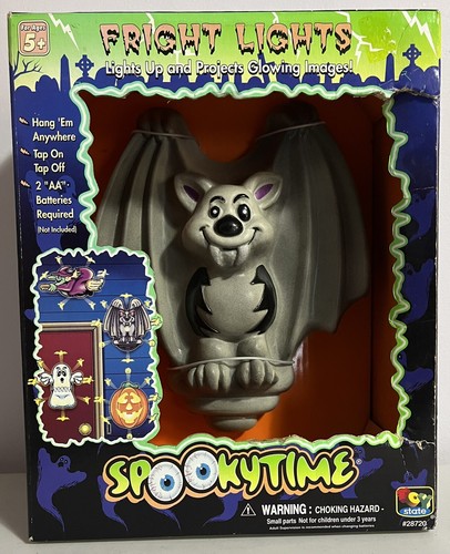 Vintage Spookytime Fright Lights Light-Up Bat Halloween Decor NIB | eBay