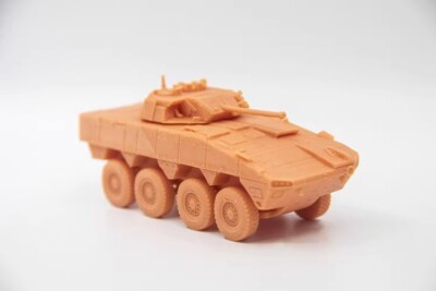 3D Printed 1/87 Polish KTO Wolverine (Rosomak) Armored Car Unpainted ...