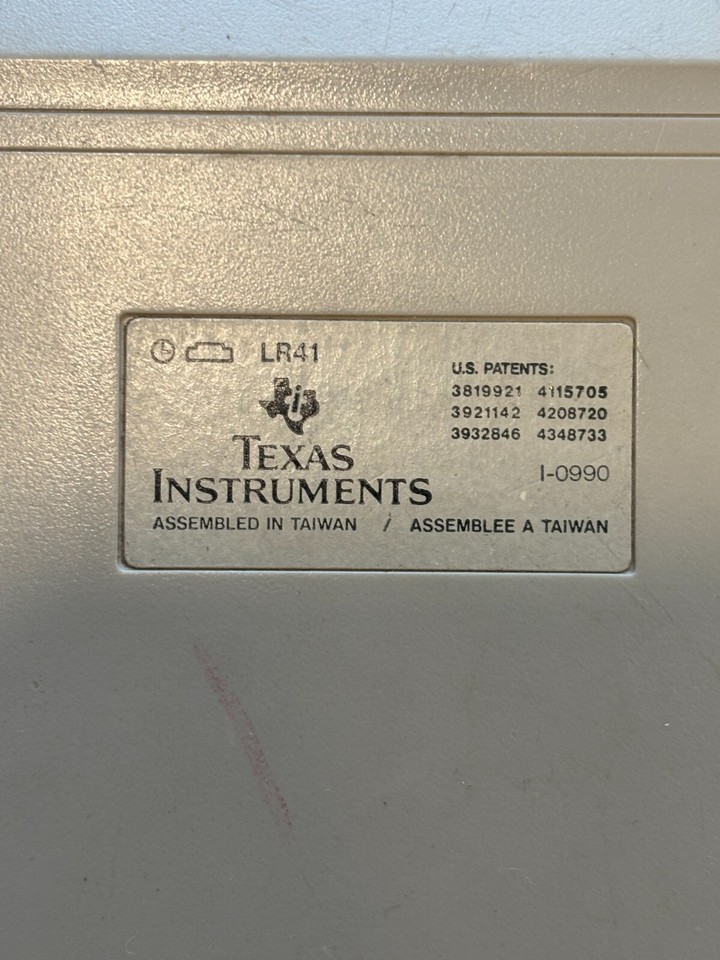 Vintage 1990 Texas Instruments BA-20 Calculator Profit Manager Works ...