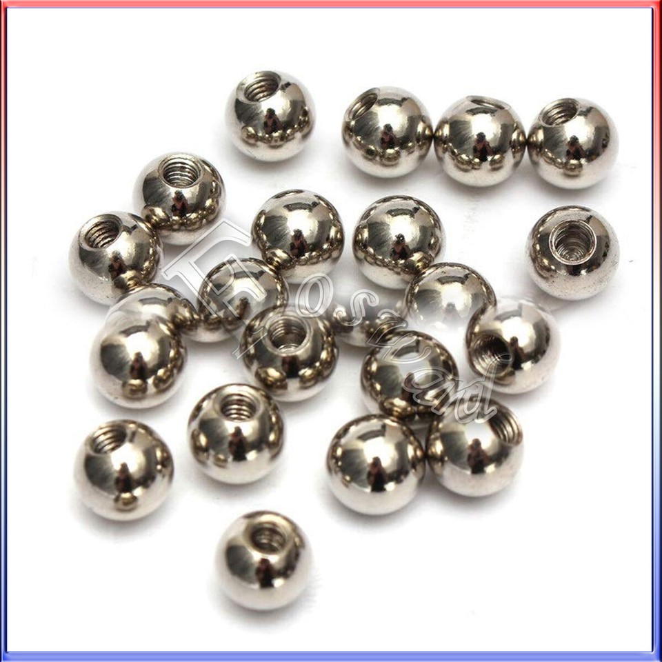 Half Threaded Steel Ball Ø 6-60mm Replacement Steel Balls Nuts Knob for ...