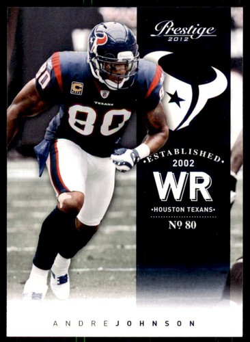 2012 Panini Prestige Andre Johnson Football Cards #75 | eBay