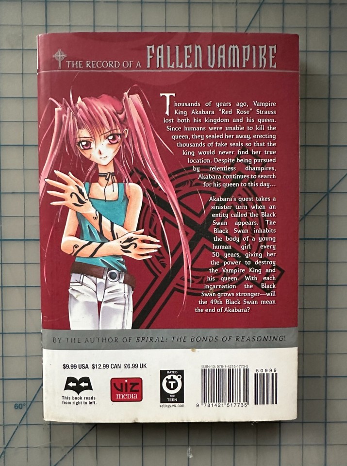 The Record of a FALLEN VAMPIRE: Vol 1 : Kyo Shirodaira/Yuri Kimura Viz ...