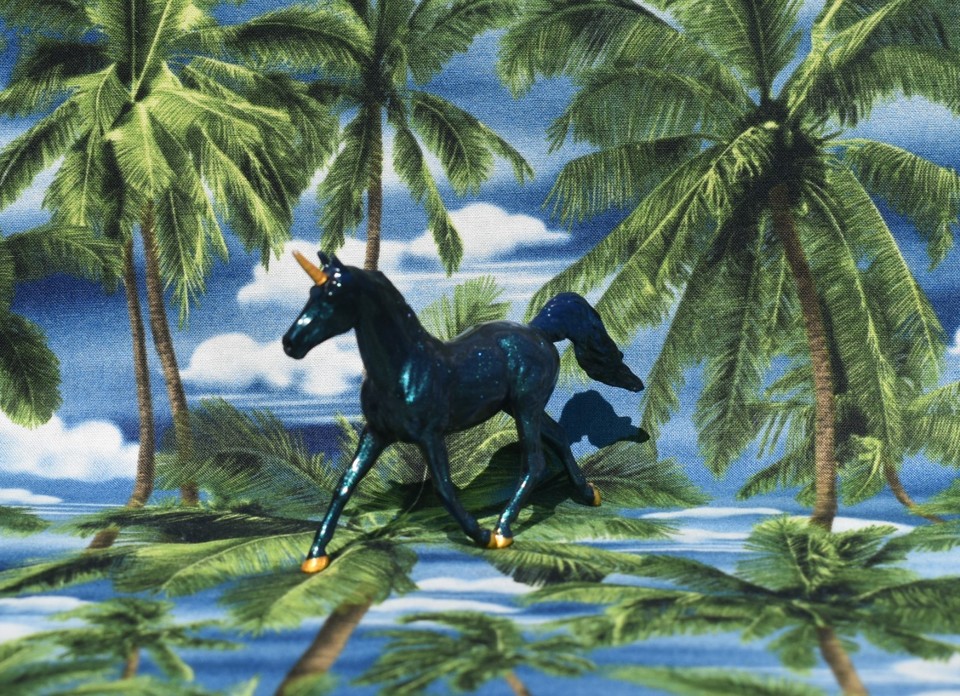 NEW Breyer MINI NEPTUNE Deep SEA BLUE Unicorn Stablemate cm Custom | eBay