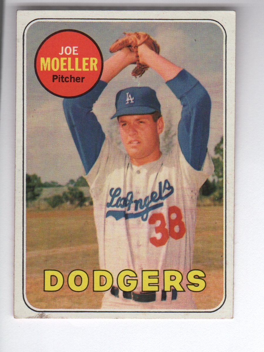 1969 Topps Baseball Joe Moeller Los Angeles Dodgers Card #444 | eBay