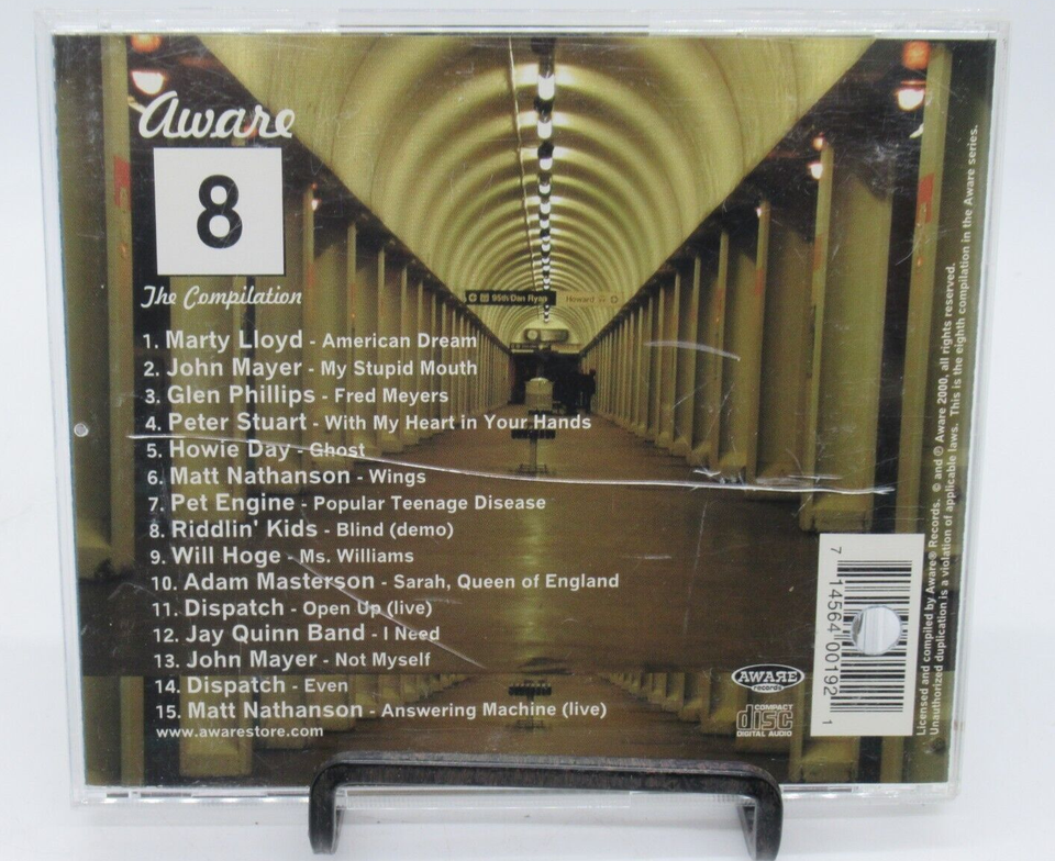 AWARE - THE COMPILATION VOLUME 8 MUSIC CD, 15 V/A TRACKS, JOHN MAYER ...