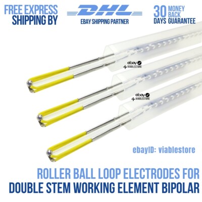 Laparoscopic Roller Ball Loop Electrodes For Double Stem Working ...