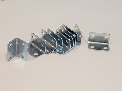 10PCS Galvanized Steel Angle Bracket ,Heavy Duty L Brackets 1-1/2 inch ...