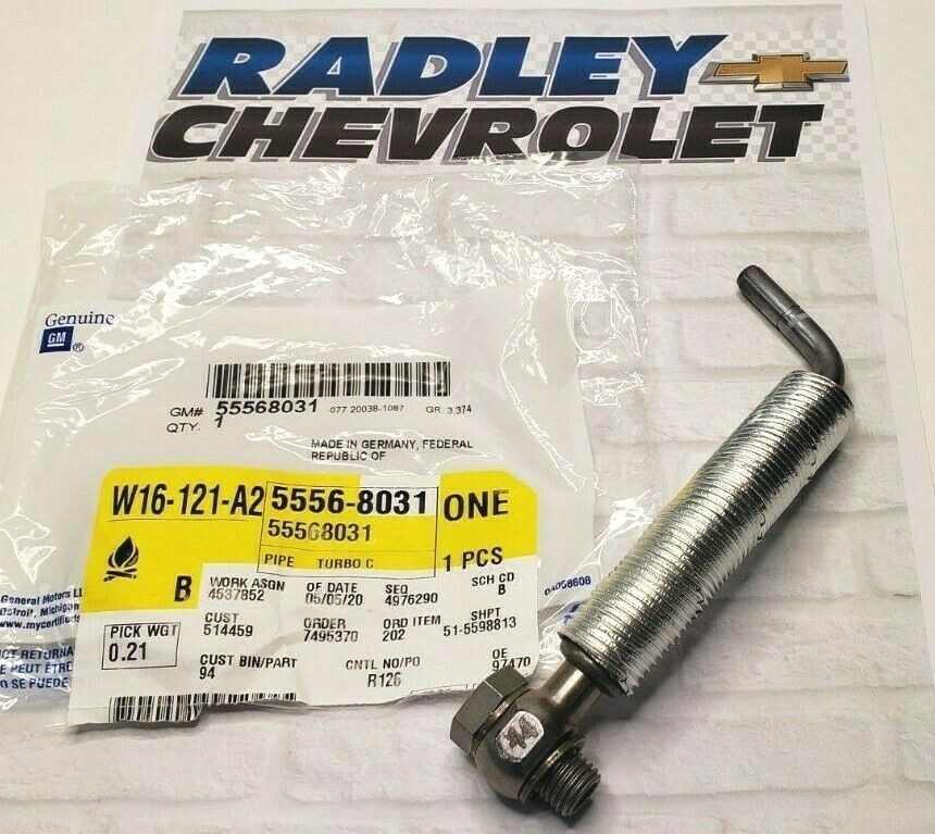 55568031 NEW GM OEM TURBO COOLANT PIPE CHEVROLET BUICK B94 | eBay