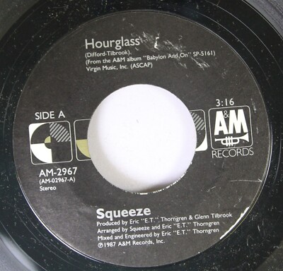 Rock 45 Squeeze - Hourglass / Wedding Bells On Am Records | eBay