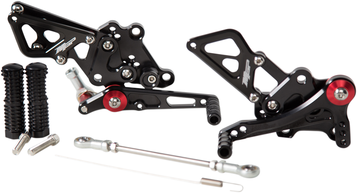 Hot Bodies MGP Adjustable Rear Sets Black 51303-2500 | eBay