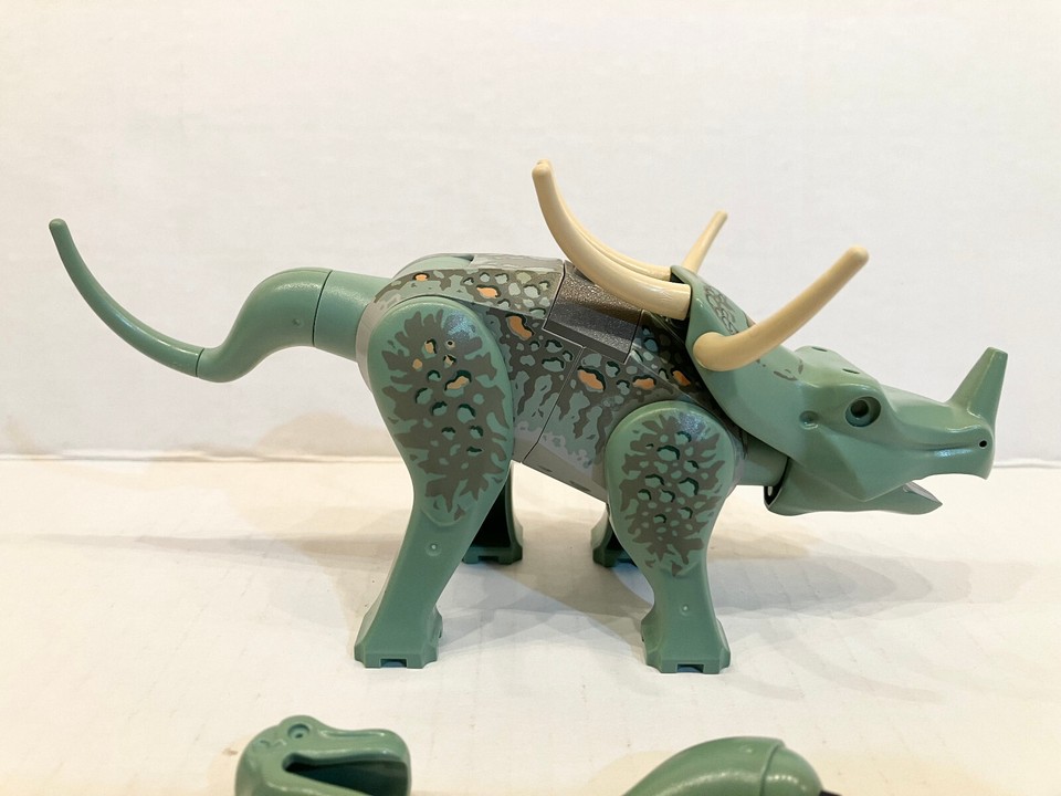 Lego Dinosaurs Brachiosaurus 6719 Mosasaurus 6721 Styracosaurus 6722 ...