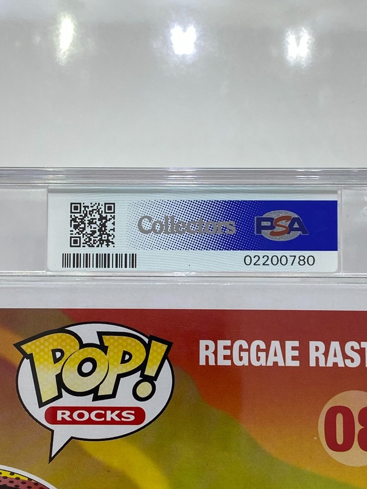 2010 Funko Pop! Rocks Vinyl Figure Reggae Rasta #08 RARE PSA Graded NM ...