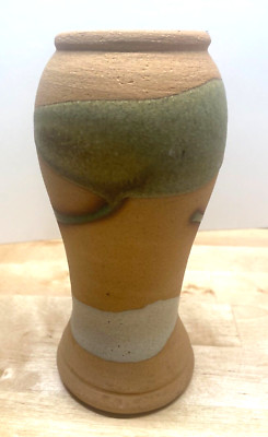 Southwestern Sand Art Vase - Urn Shaped Tan GREEN WHITE Native | eBay