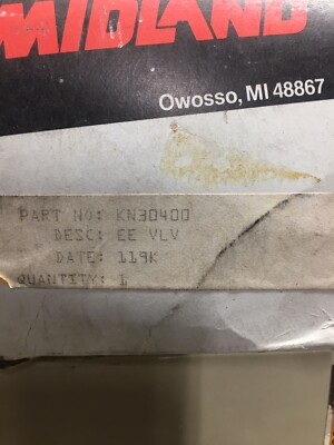 NEW GENUINE MIDLAND HALDEX KN30400, N4301, EMERGENCY RELAY VALVE SEALED ...