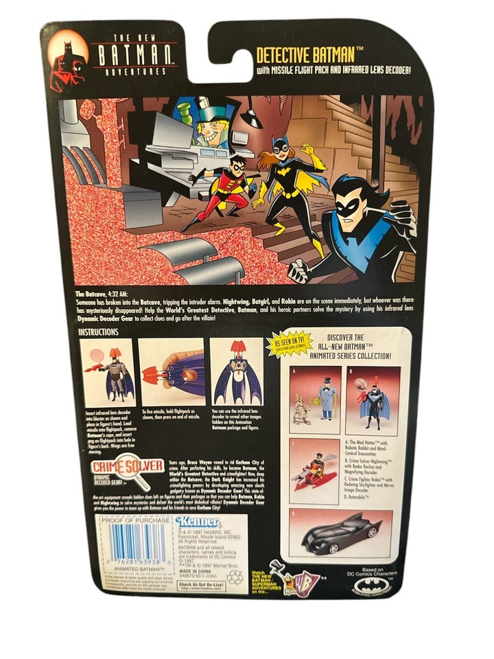 Kenner The Batman Adventures Detective Action Figure 76281639383| eBay