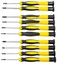 JEGS 69-pc Magnetic Screwdriver set Awls Torx Square Phillips Slotted ...