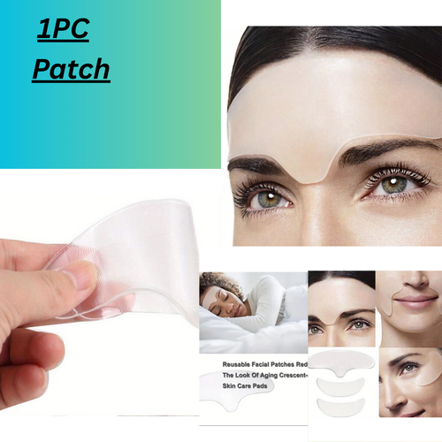 Reusable Silicone Face Patches Anti-Wrinkle Forehead Pads Smoothing ...