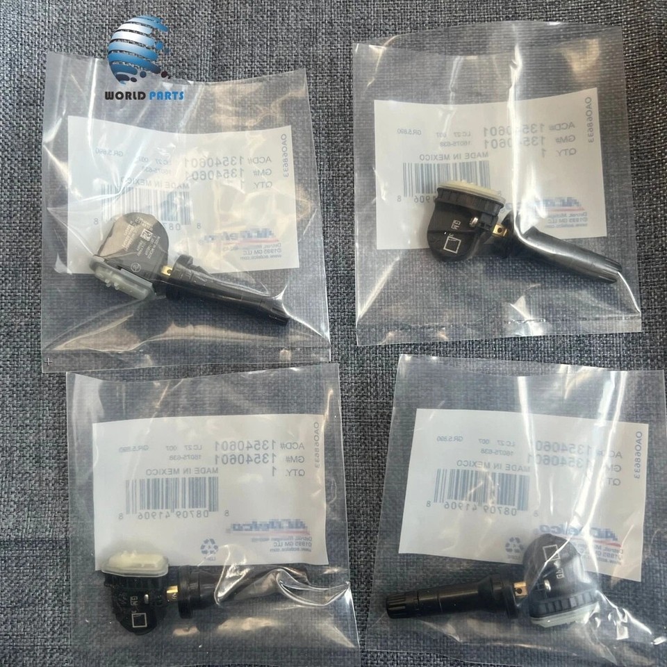 4PCS OEM TPMS 13540601 Tire Pressure Sensor for GM Trucks & Vans US ...