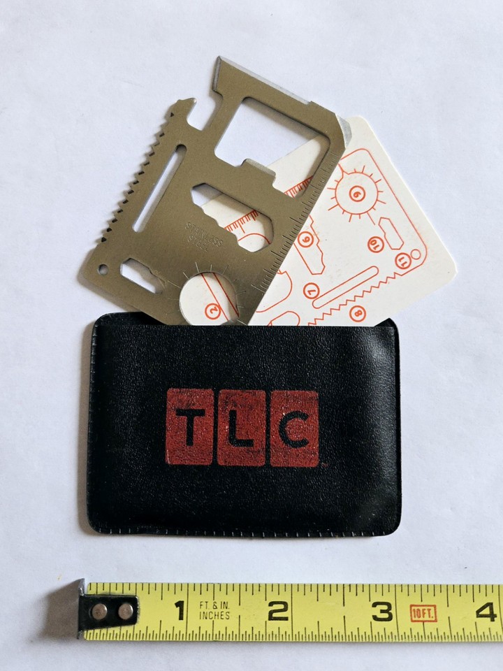 RARE TLC PROMO METAL MULTI TOOL CARD TRADING SPACES 90 DAY FIANCE TV ...