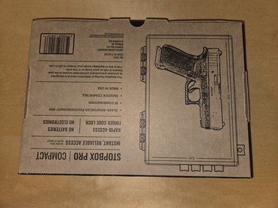NEW! StopBox Pro Handgun Safe Compact Rapid Access Code SEALED NIB | eBay