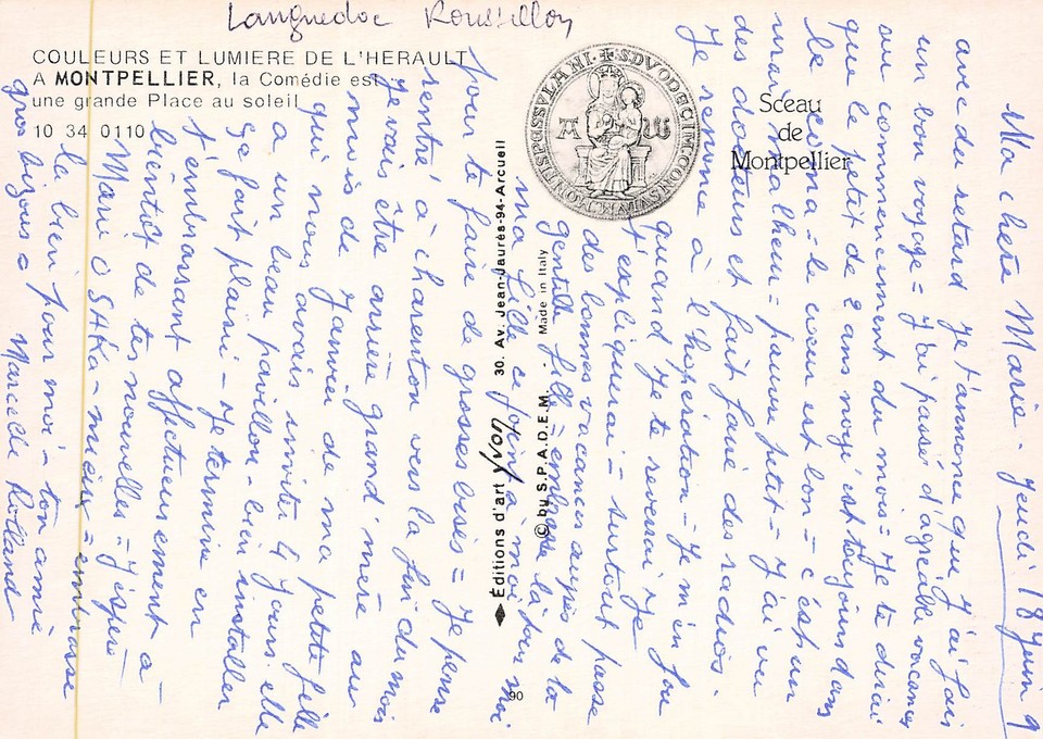 34 MONTPELLIER PLACE DE LA COMEDIE | eBay