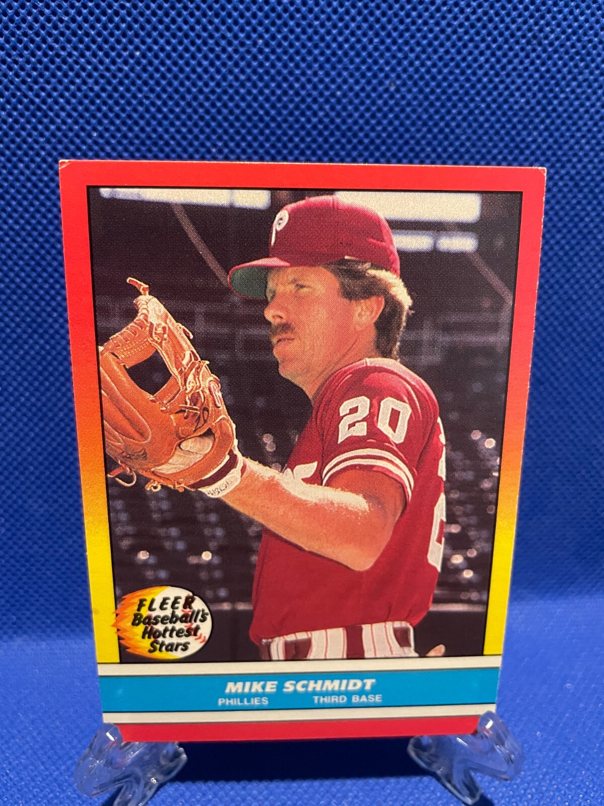 Mike Schmidt Philadelphia Phillies 1988 Fleer - Hottest Stars #34 ...