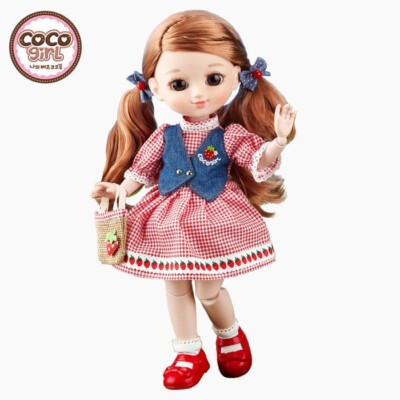 Coco Ruru Strawberry Farm 13in Korean BJD Collectible Doll Series Cocogirl | eBay