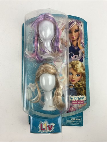 Liv Dolls Spin Master Accessory Hairstyle Set Blonde w/Blue Highlights ...