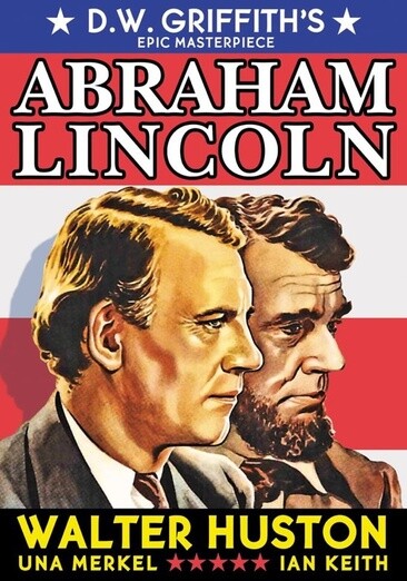 Abraham Lincoln,New DVD, Ian Keith, Una Merkel, Walter Huston, D.W ...