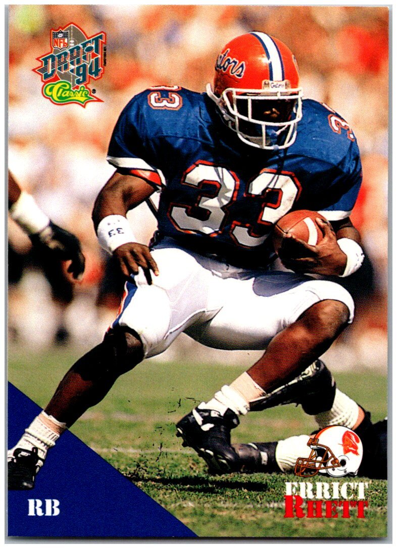 1994 Classic NFL Draft #4 Errict Rhett - FREE SHIPPING! | eBay