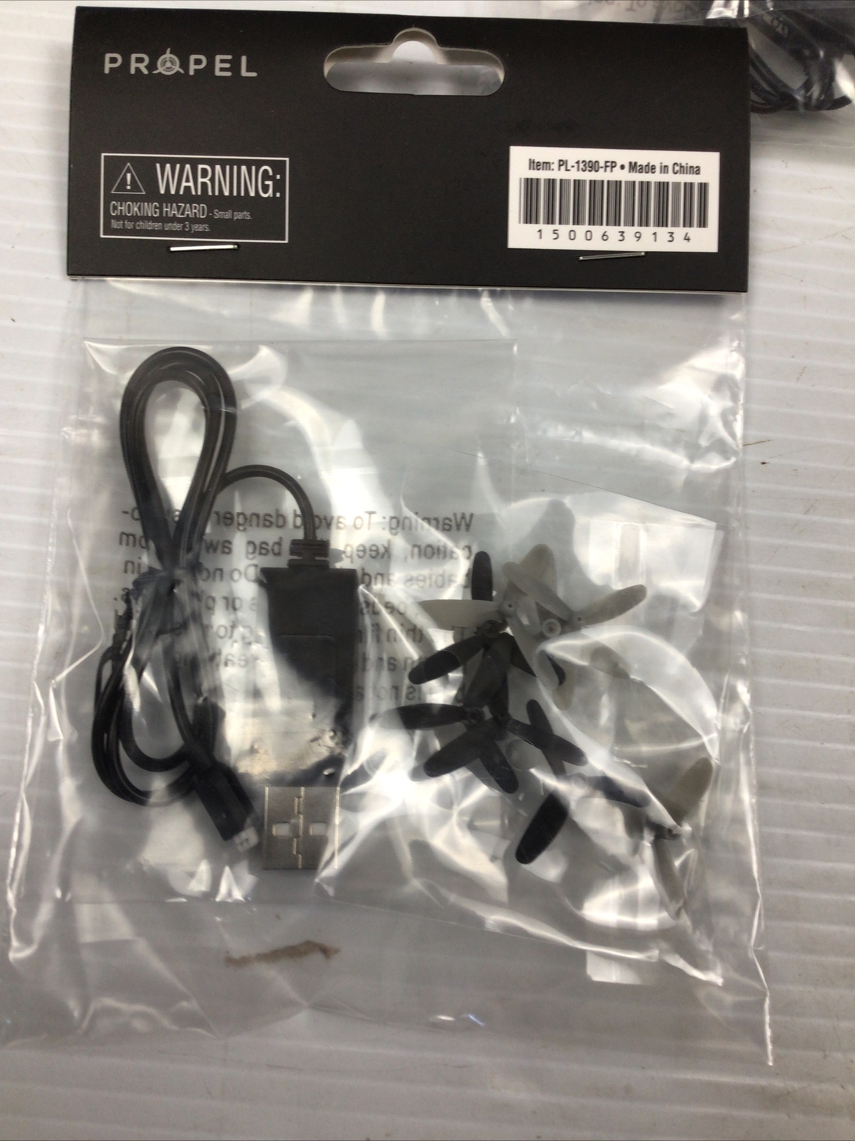 Propel Atom Micro Drone blade set with usb attachment #PL-1390-FP Set ...