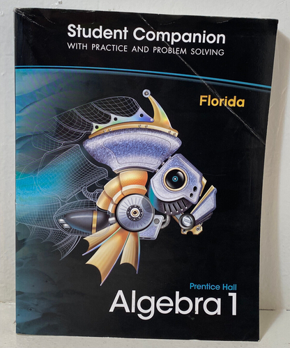 Algebra 1 Student Companion Workbook with Practice and Problem Solving ...