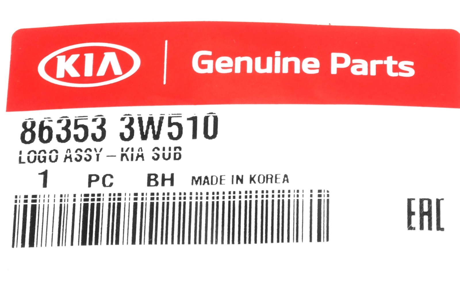 OEM NEW Trunk Liftgate Emblem Badge Nameplate 13-16 Kia Sportage 86353 ...