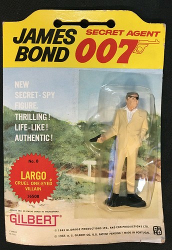 SECRET AGENT 007 LARGO ACTION FIGURE MOC 1965 | eBay