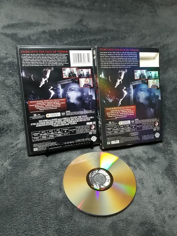 Mirrors - DVD 2008 (Theatrical Version & Shocking Unrated Cut) Kiefer ...
