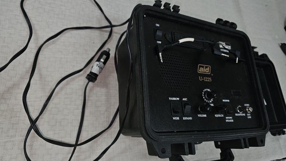 AID LEA U-1225 Undercover Mic Receiver VHF Audio Intelligence Device | eBay