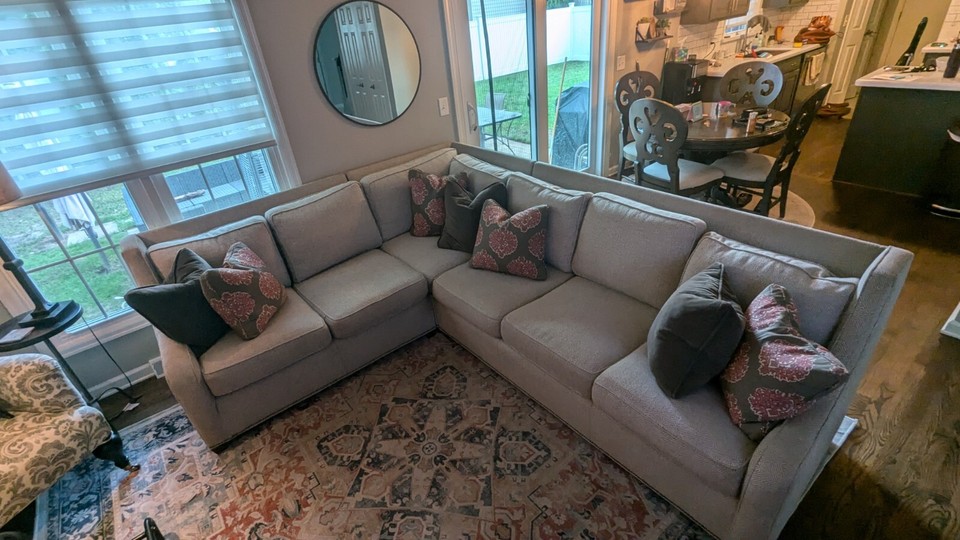 3 Piece, 9 x 6 High-end sectional couch; Professionally maintained | eBay