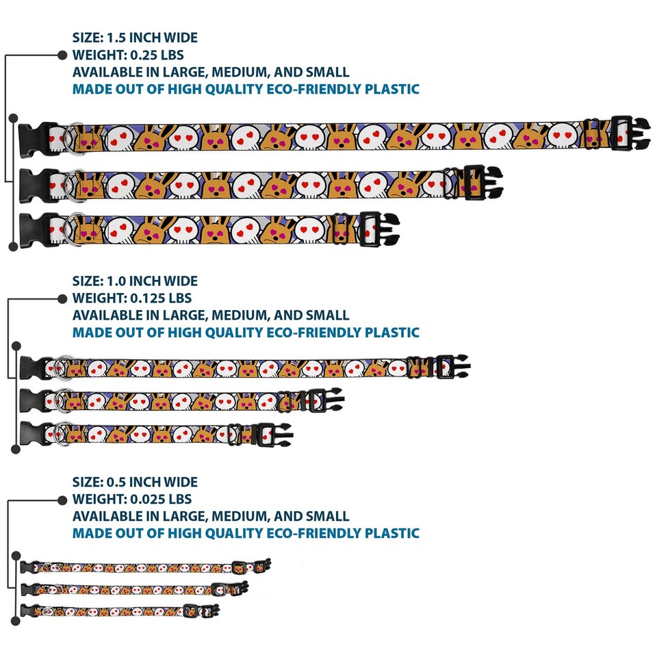 Plastic Clip Collar BD Cartoon CLOSE-UP WIDE-Small 13-17" (US IMPORT ...