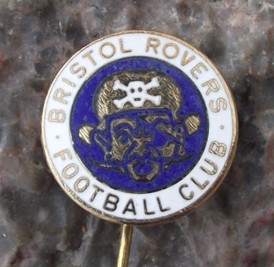Vintage Bristol Rovers Football Club England BRFC Pirate Logo Motif Pin ...