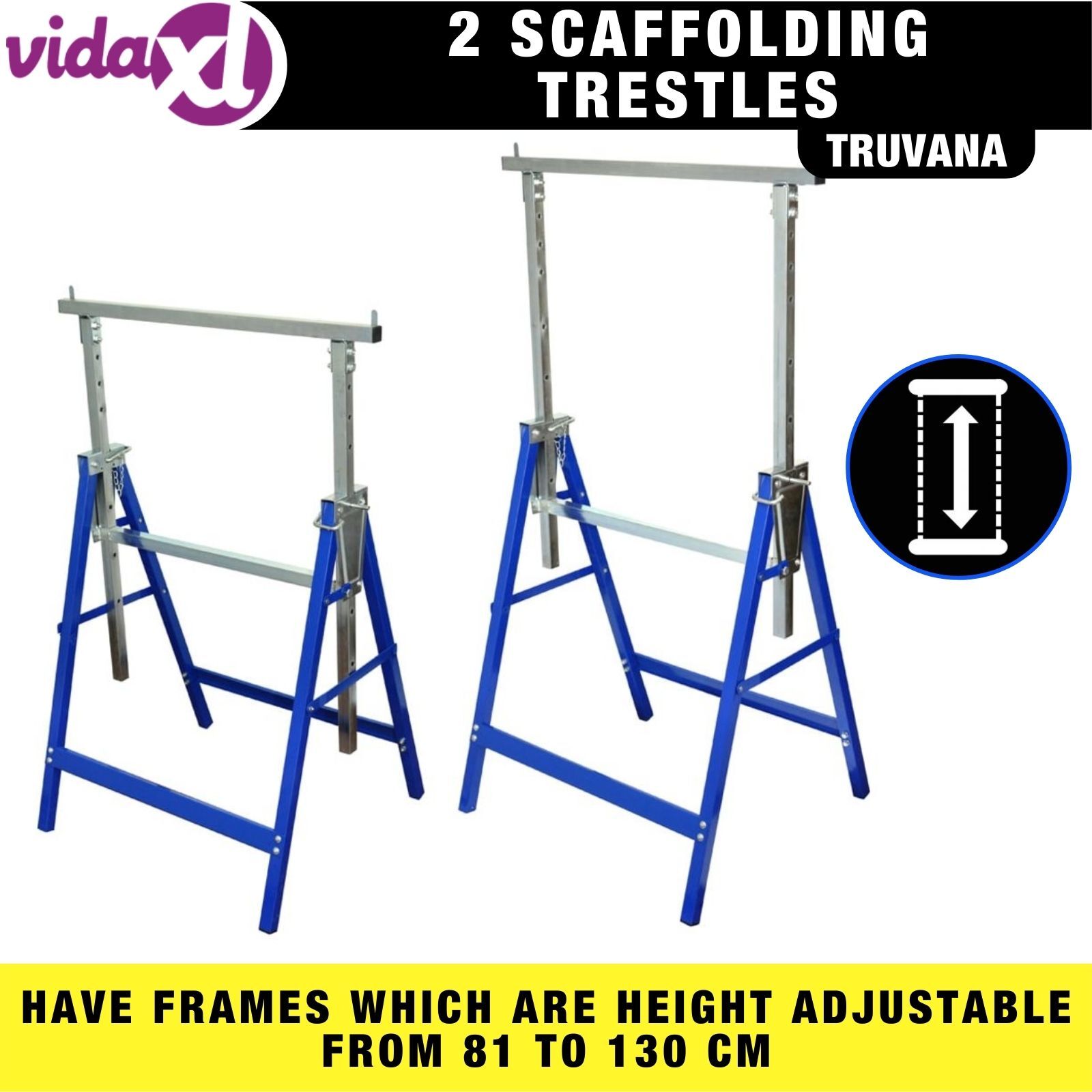 2 Scaffolding Trestles Building Handyman Works Scaffold Saw Horse Bench ...