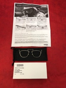 NEW UVEX GENESIS & XC Prescription Insert Rx Carrier Safety Glasses ...